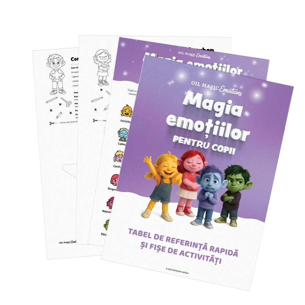 Mood Magic Activity Pack - Free Download - ROMANIAN – Oil Magic Book